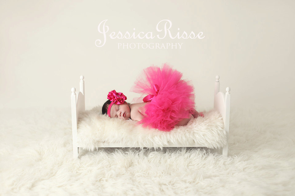 Large Traditional Newborn Photography Prop Baby Doll Posing Bed With ...